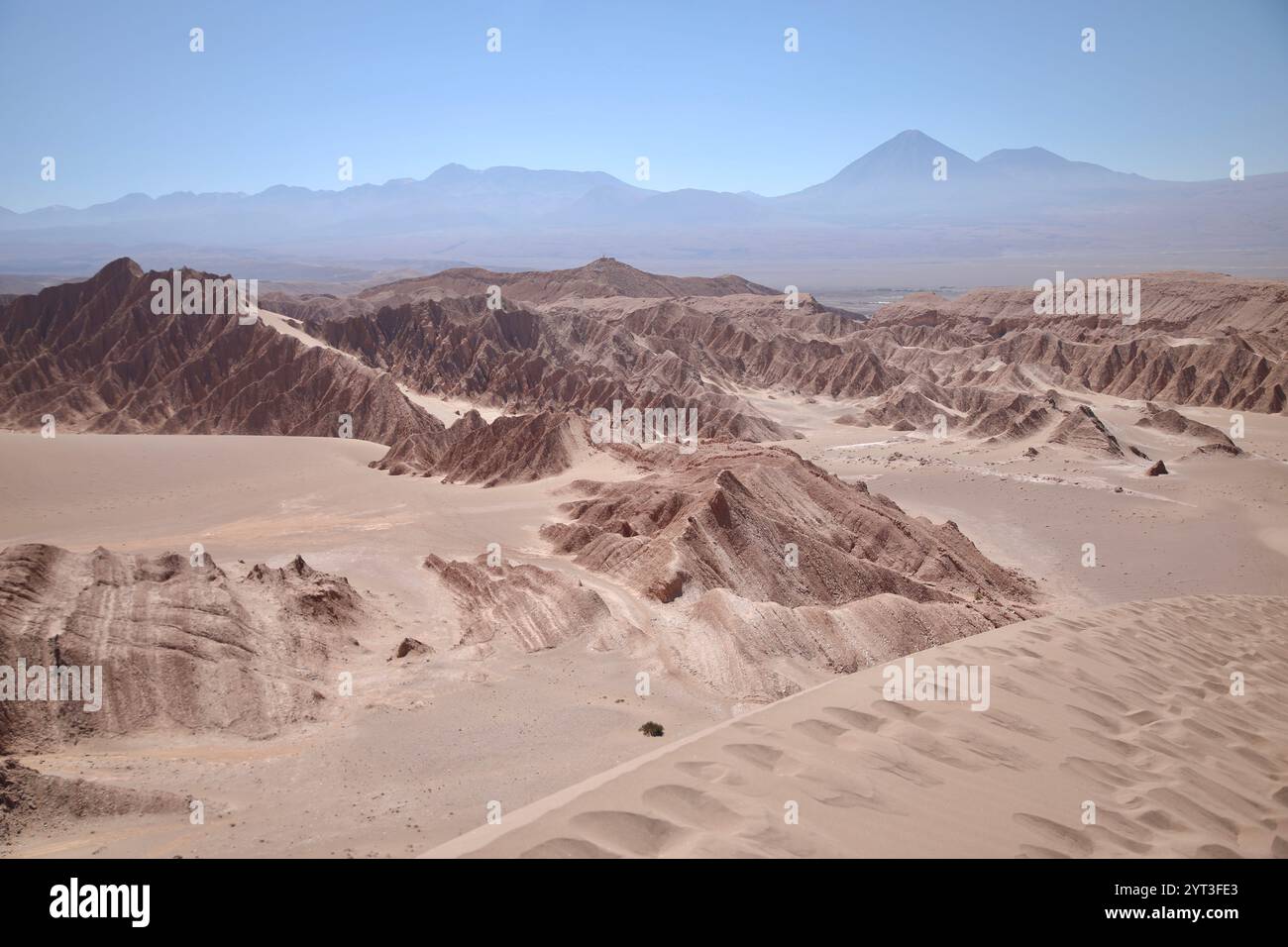 The canyons, dunes, ridges and ravines of the Mars Valley (Valle de ...