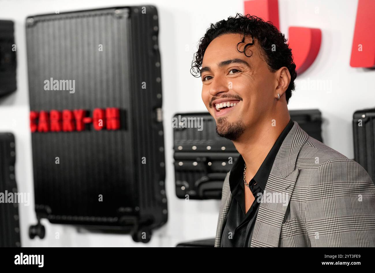 Tonatiuh, a cast member in "Carry-On," poses at the premiere of the ...