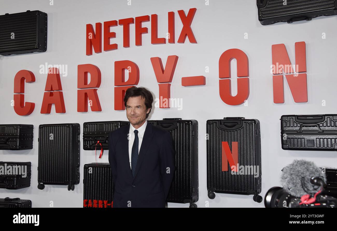 Hollywood, USA. 05th Dec, 2024. Jason Bateman arriving to the “Carry-On ...