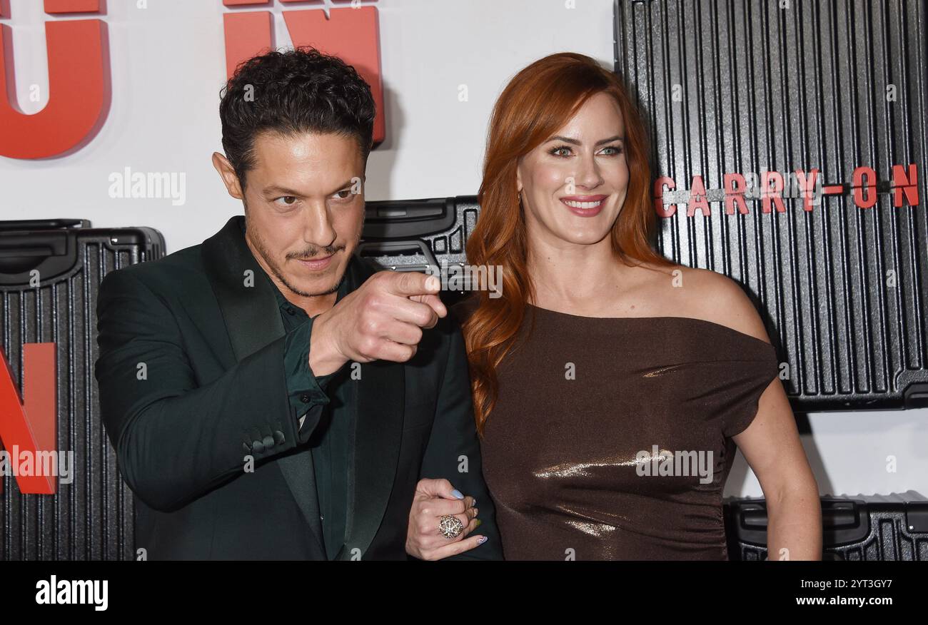 Hollywood, USA. 05th Dec, 2024. Theo Rossi and Meghan McDermott Rossi ...
