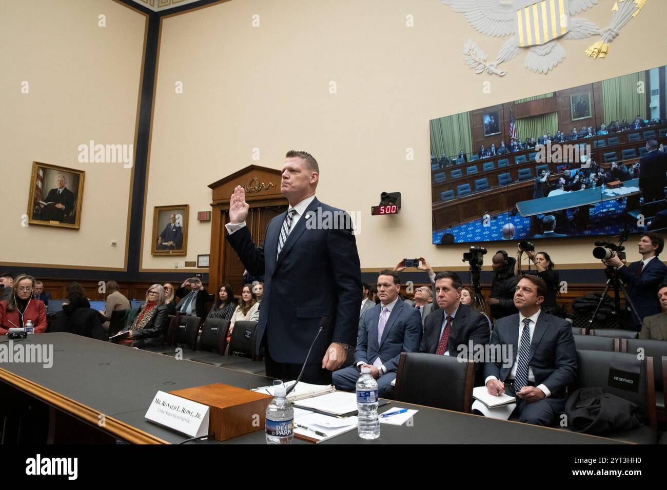 U.S. Secret Service Acting Director Ronald L. Rowe Jr. is sworn-in to ...