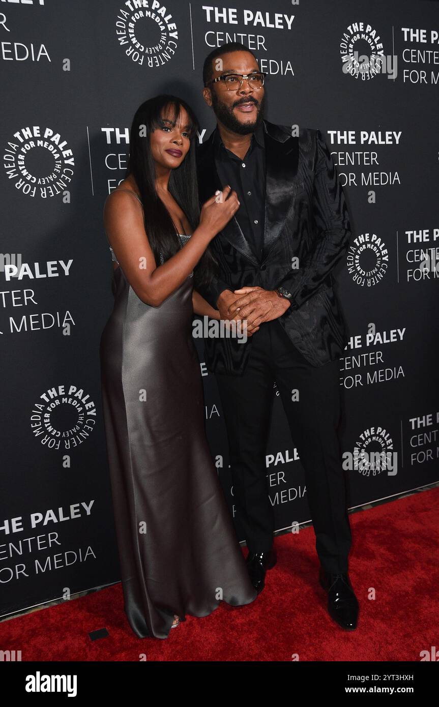 Tyler Perry and Tika Sumpter arrive at the Paley Honors Fall Gala on ...