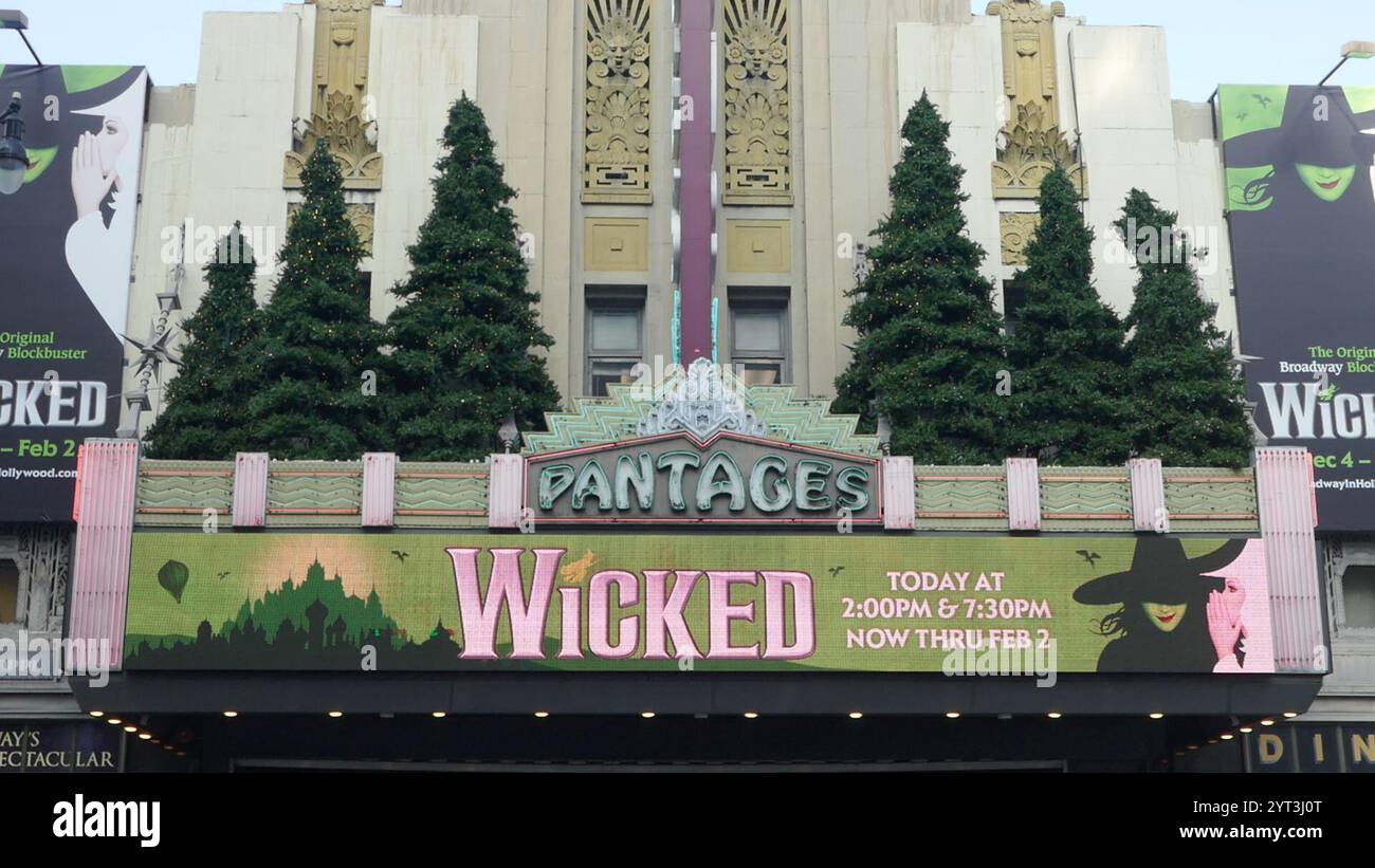 Los Angeles, California, USA 5th December 2024 Wicked Marquee at ...
