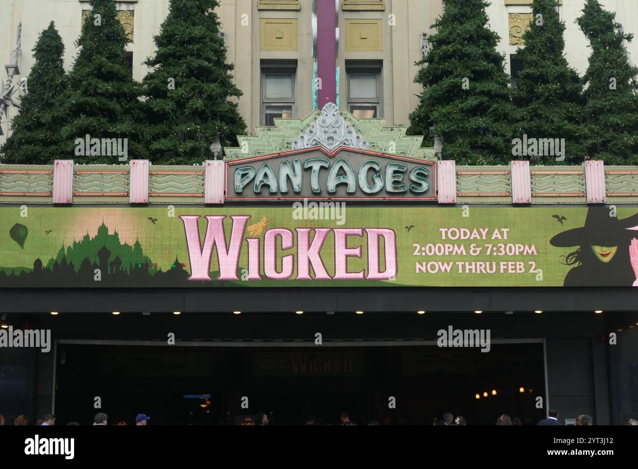 Los Angeles, California, USA 5th December 2024 Wicked Marquee at ...