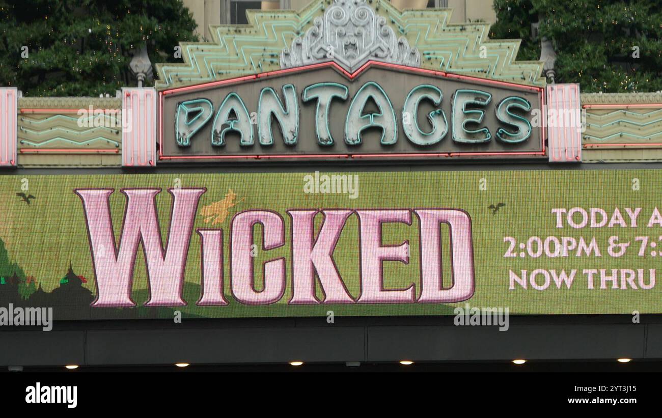 Los Angeles, California, USA 5th December 2024 Wicked Marquee at ...