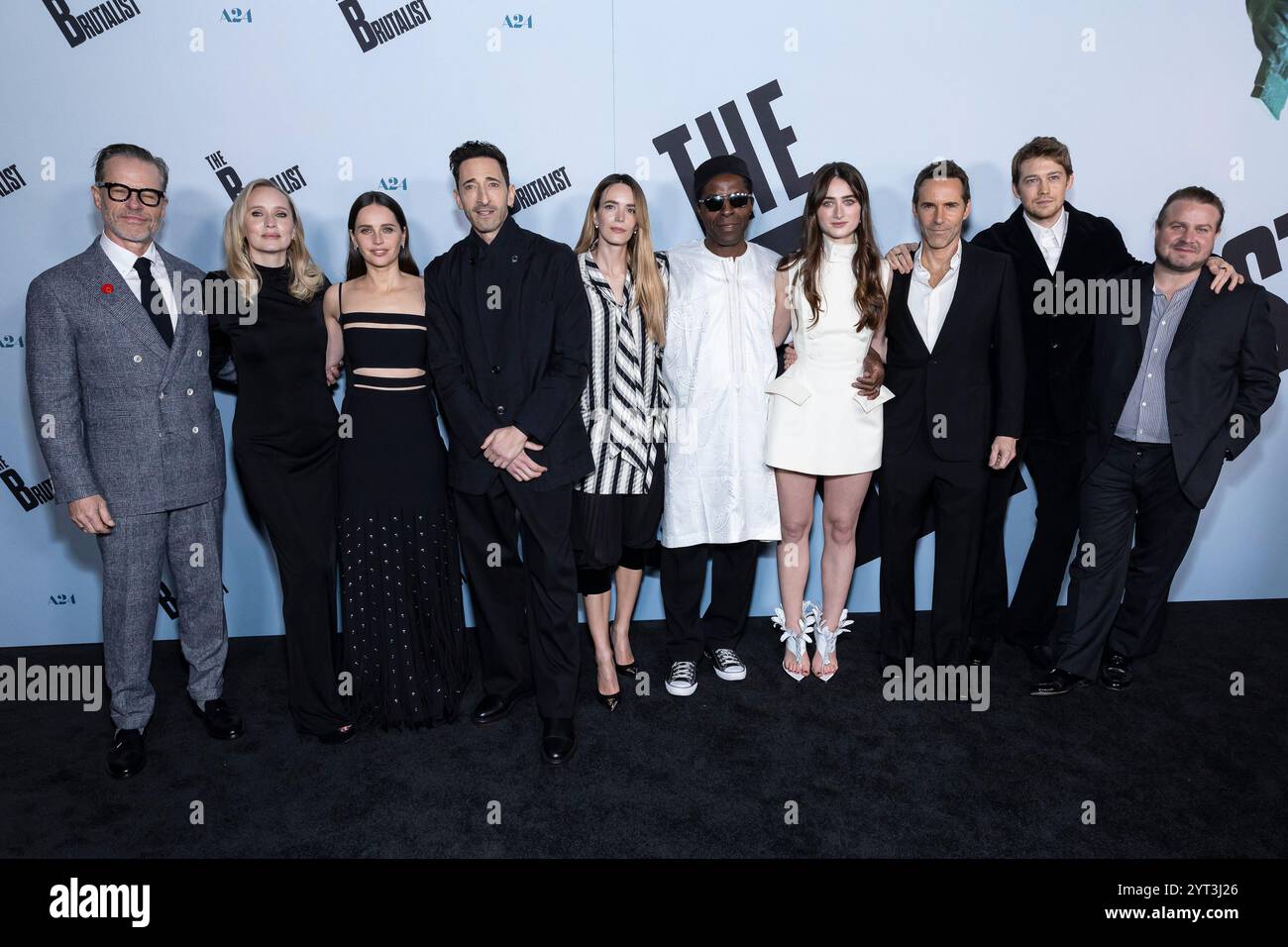 Los Angeles, USA. 05th Dec, 2024. Guy Pearce, Mona Fastvold, Felicity Jones, Adrien Brody, Stacy ...