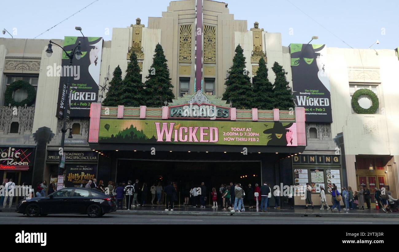Los Angeles, California, USA 5th December 2024 Wicked Marquee at ...