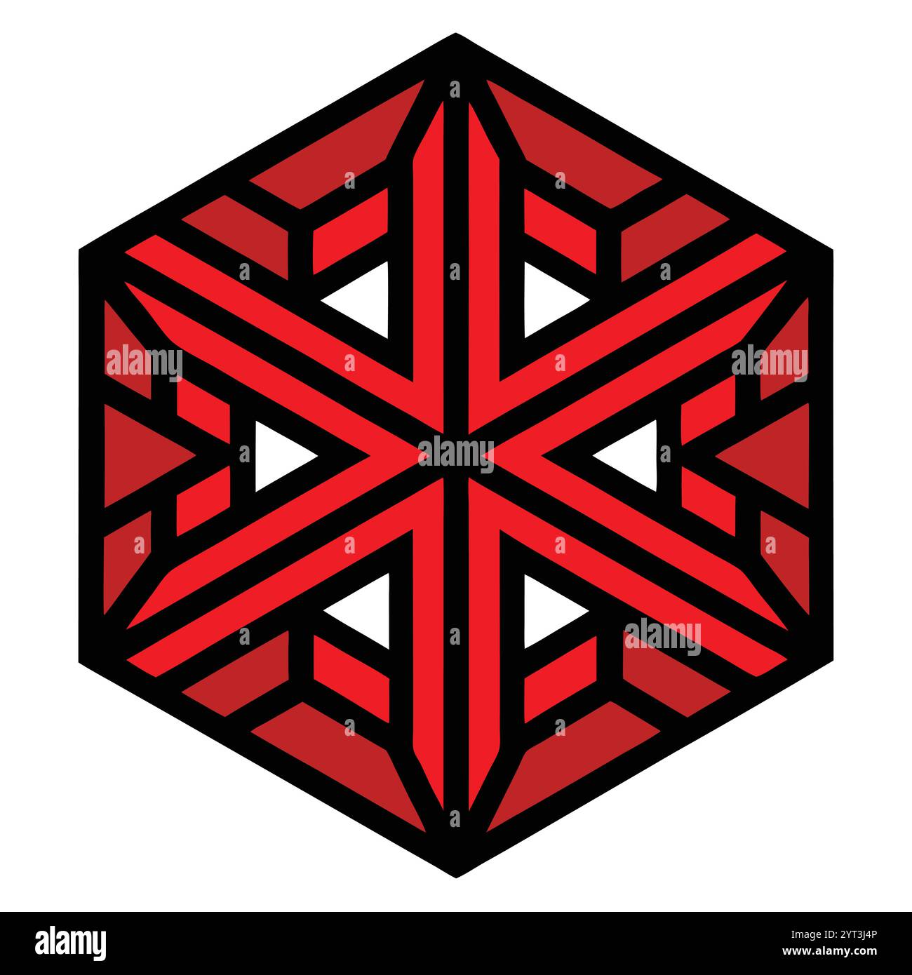 Vibrant Geometric Cube Pattern Vector Art Illustration for Packaging ...