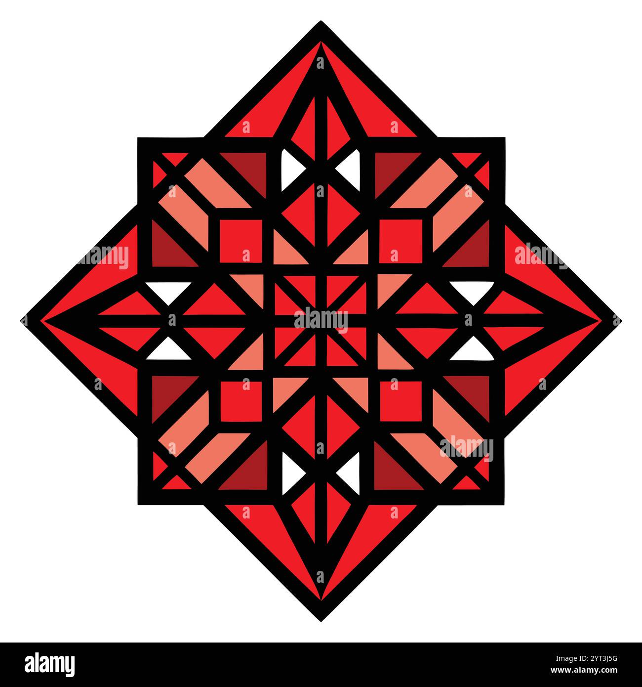 Vibrant Geometric Cube Pattern Vector Art Illustration for Packaging ...