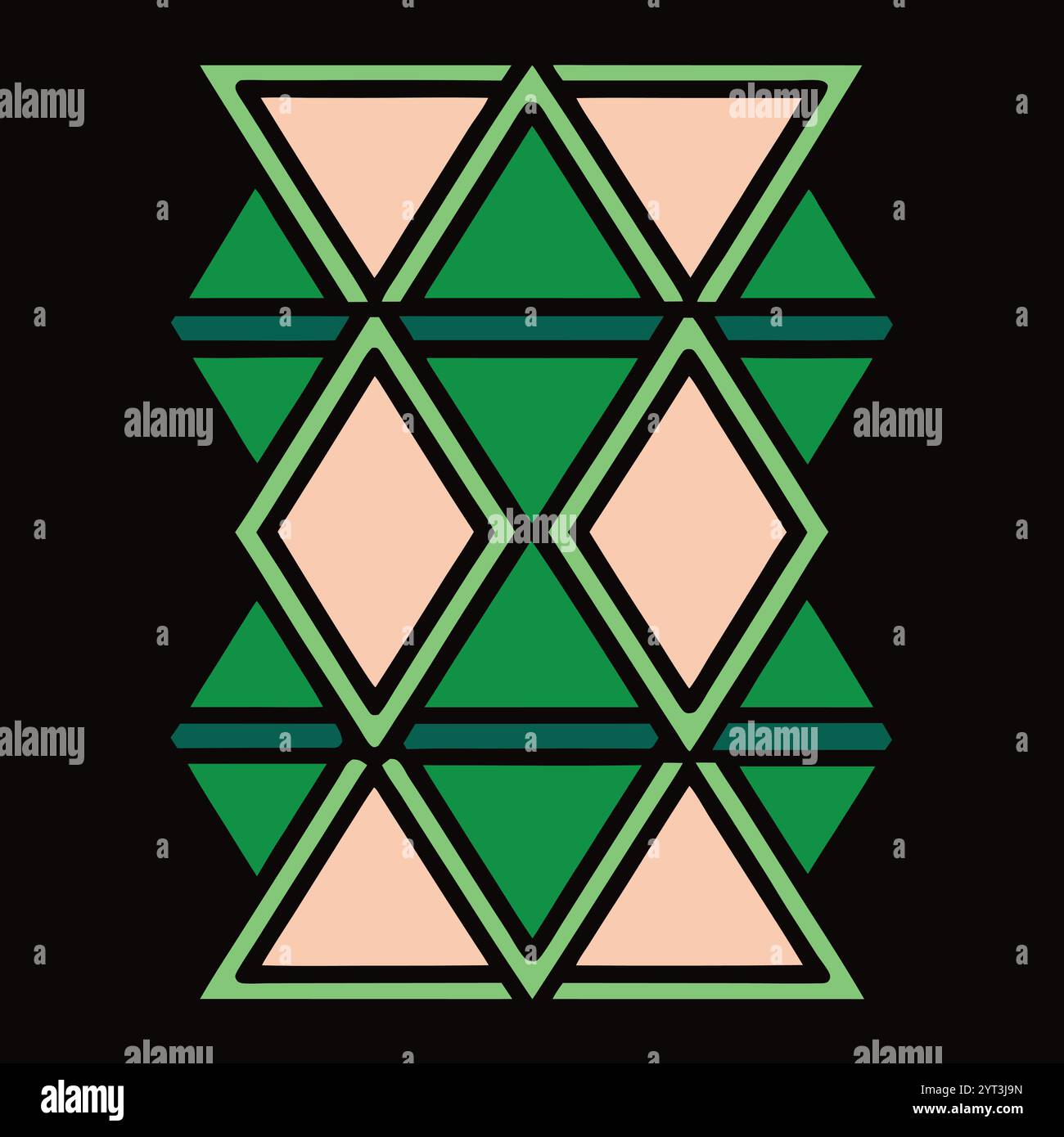 Vibrant Geometric Cube Pattern Vector Art Illustration for Packaging ...