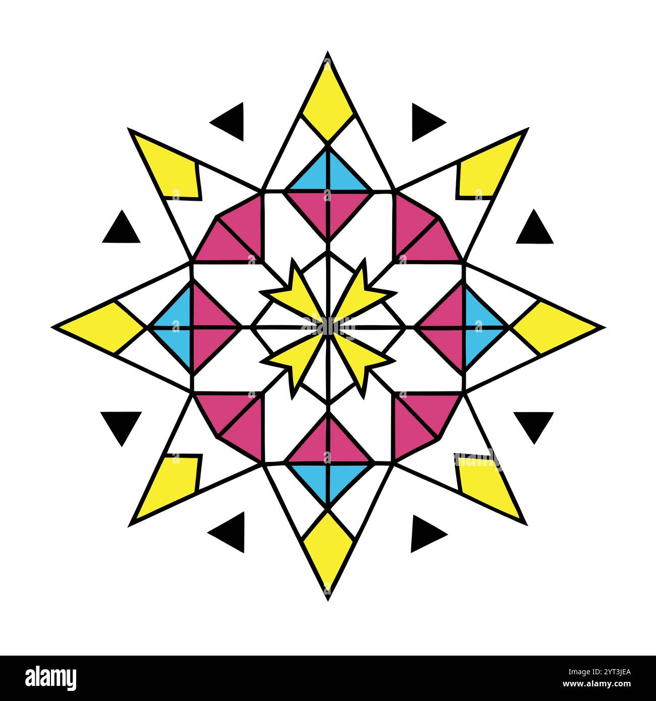 Vibrant Geometric Cube Pattern Vector Art Illustration for Packaging ...