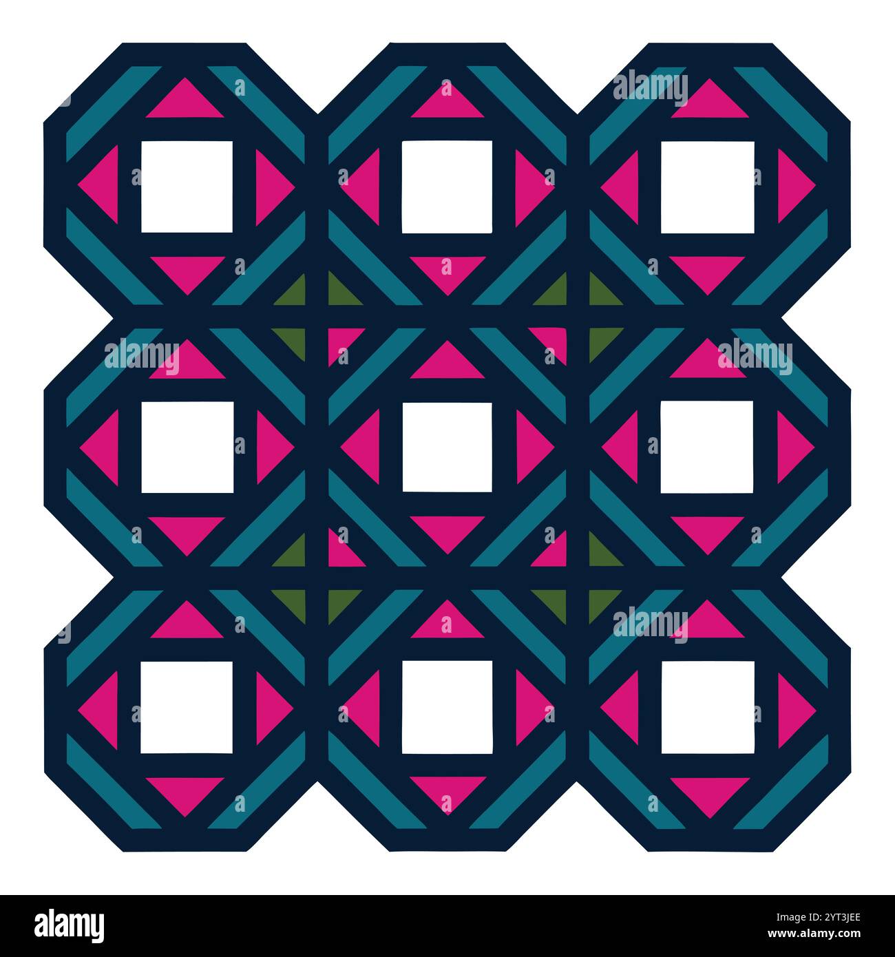Vibrant Geometric Cube Pattern Vector Art Illustration for Packaging ...