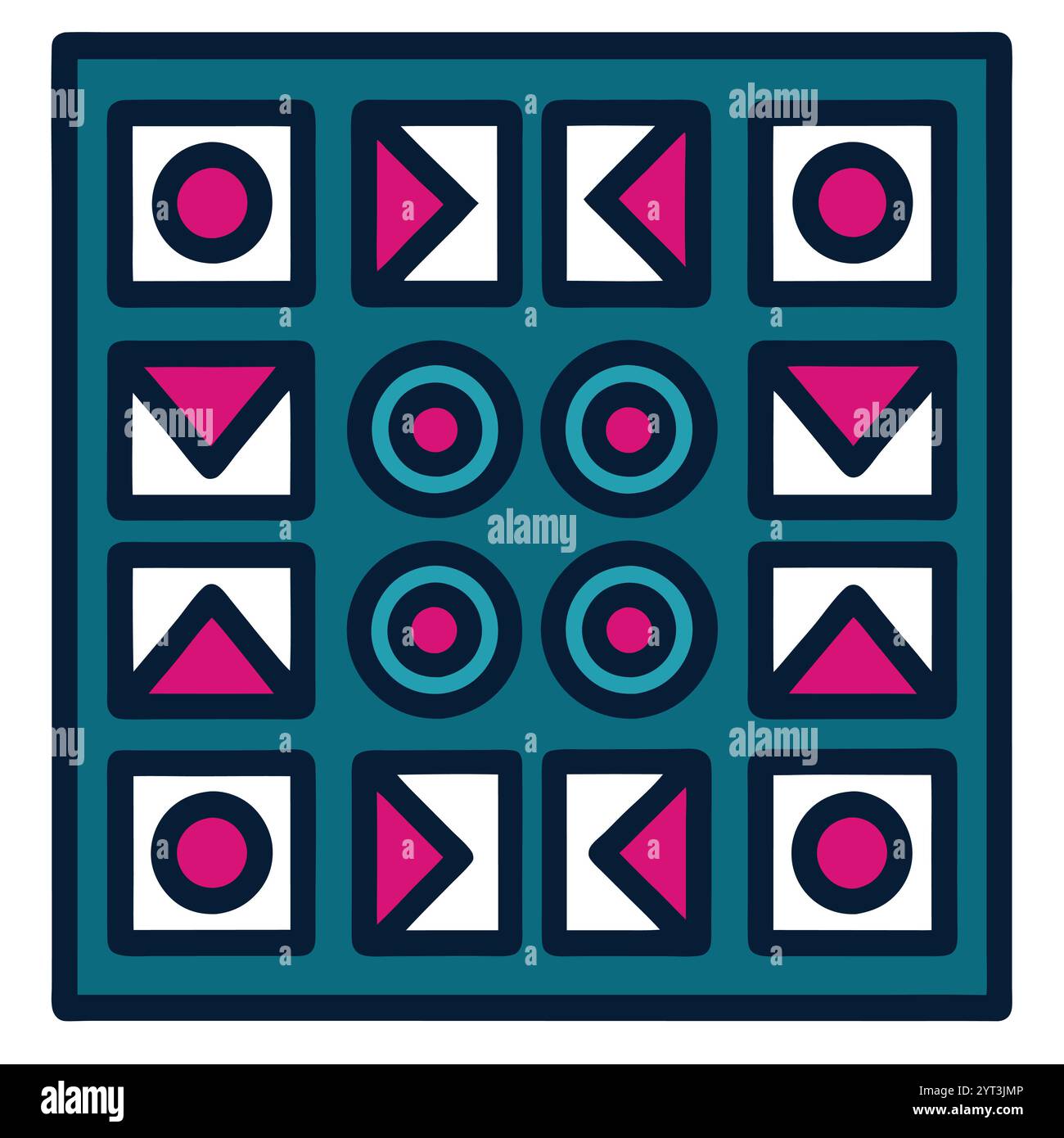 Vibrant Geometric Cube Pattern Vector Art Illustration for Packaging ...