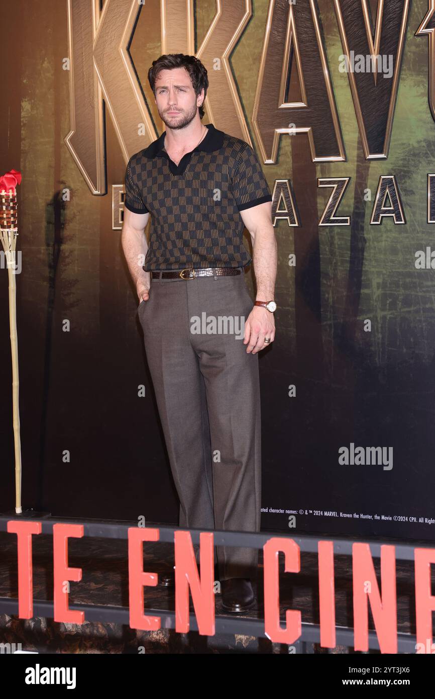 December 5, 2024, Mexico City, Ciudad de Mexico, Mexico: Actor Aaron ...