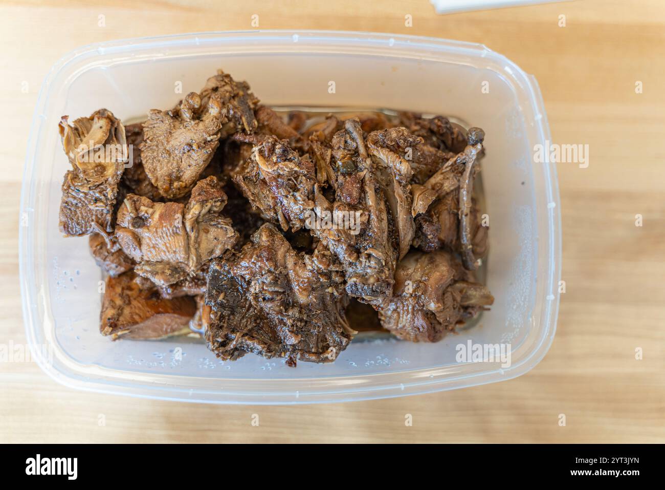 A bowl of Chicken Adobo, Traditional Philippine Sauce Stock Photo - Alamy