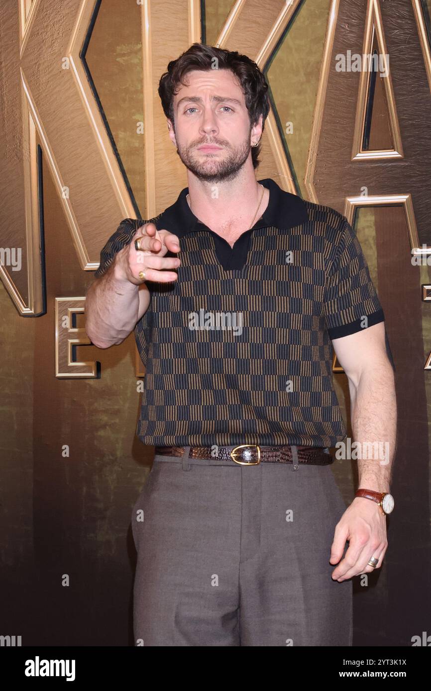 December 5, 2024, Mexico City, Ciudad de Mexico, Mexico: Actor Aaron ...