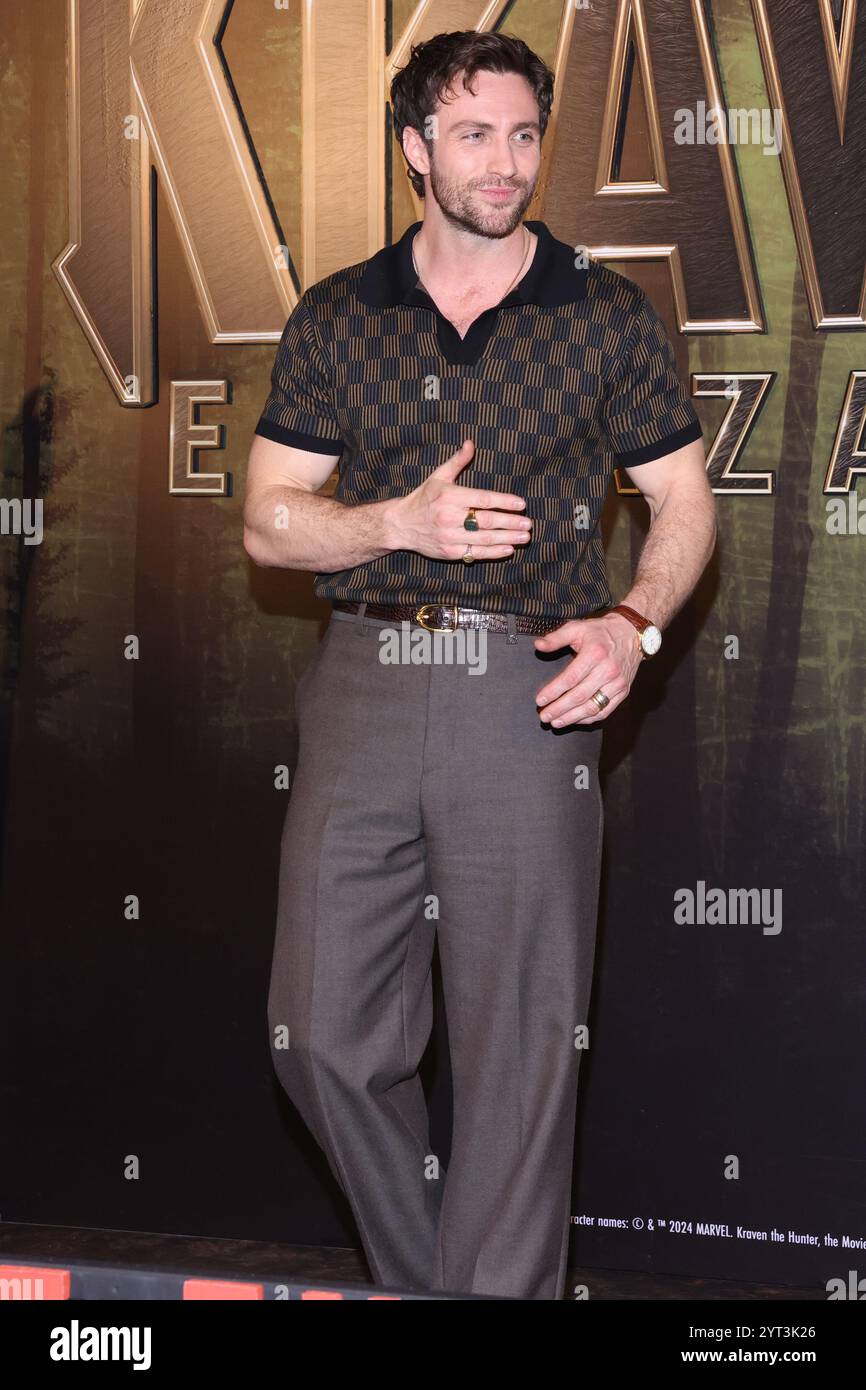 December 5, 2024, Mexico City, Ciudad de Mexico, Mexico: Actor Aaron ...