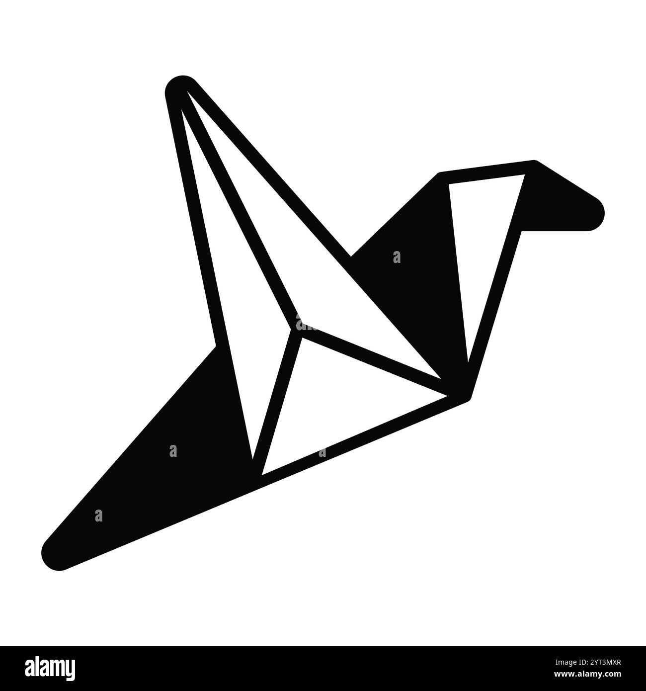 Origami paper folding art Black and White Stock Photos & Images - Alamy