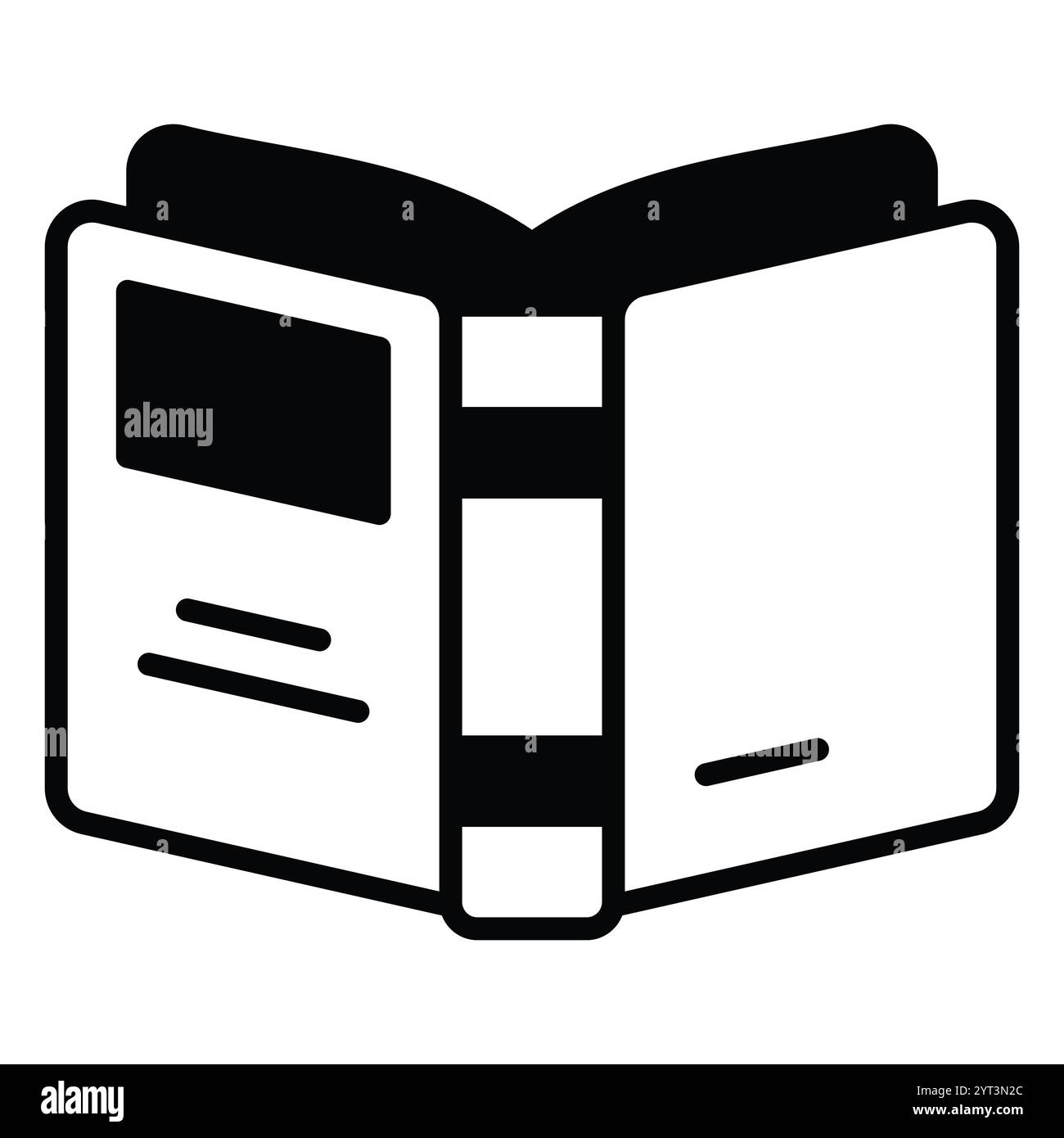 Grab this creatively designed icon of book, download this premium ...