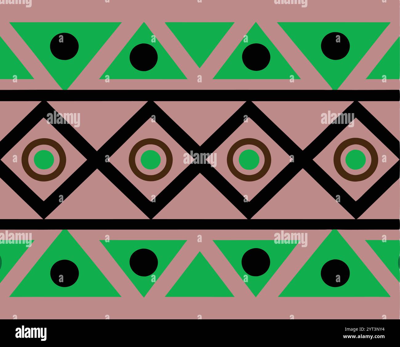 Colorful Geometric Floral Pattern Design Vector Illustration for ...