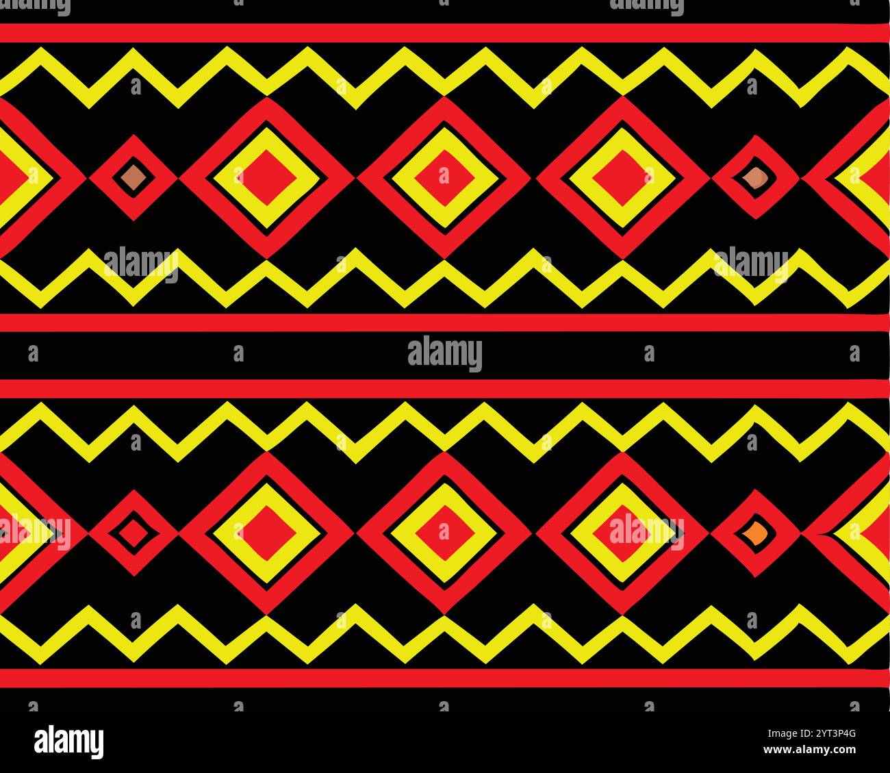 Colorful Geometric Floral Pattern Design Vector Illustration for ...