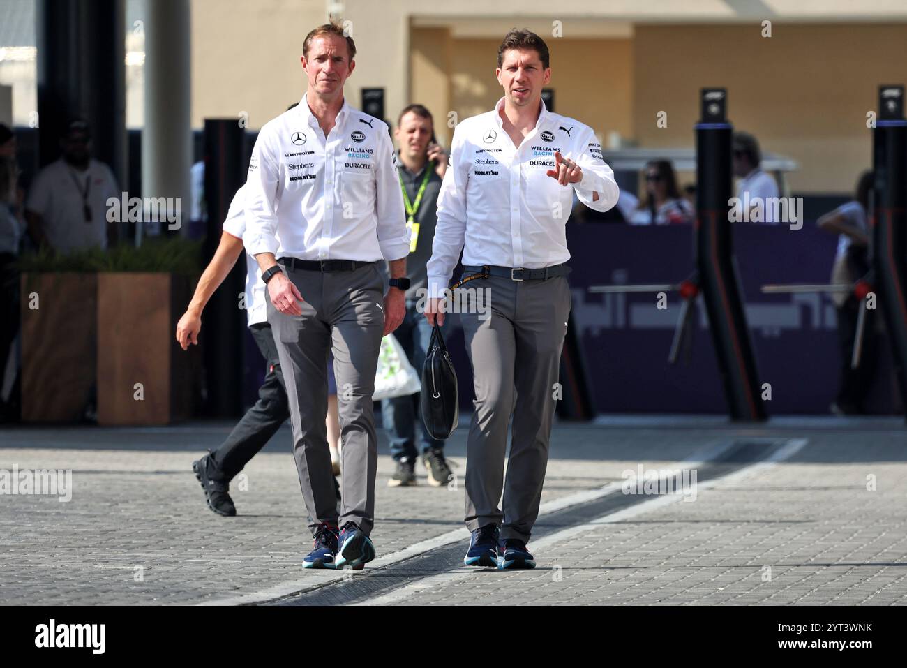 (L to R): James Matthews (GBR) Eden Rock Group CEO - Williams Racing ...