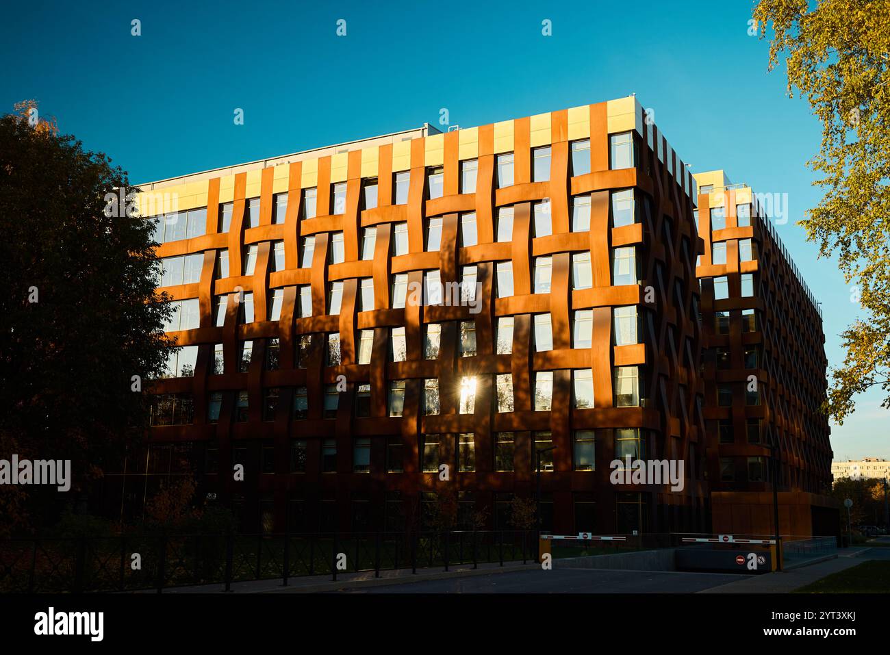 Modern Architectural Design Featuring a Unique Facade Emphasizing ...