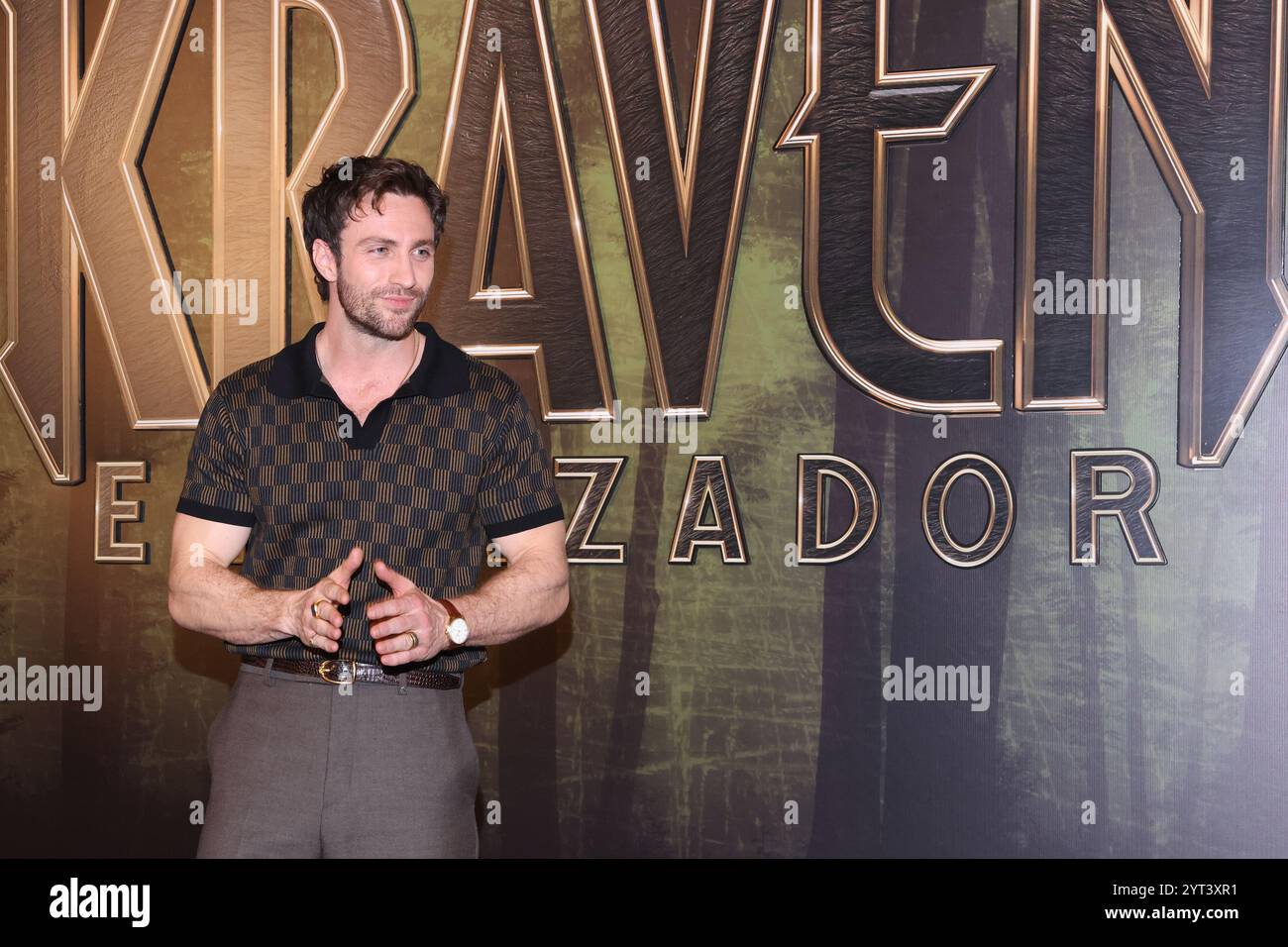 Mexico City, Mexico. 05th Dec, 2024. Actor Aaron Taylor-Johnson attends ...