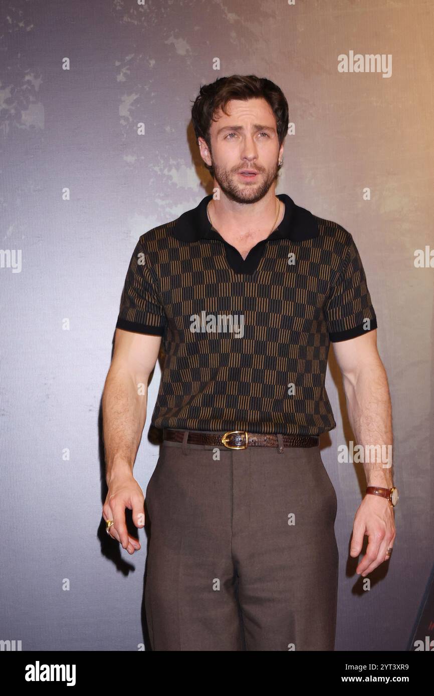Mexico City, Mexico. 05th Dec, 2024. Actor Aaron Taylor-Johnson attends ...