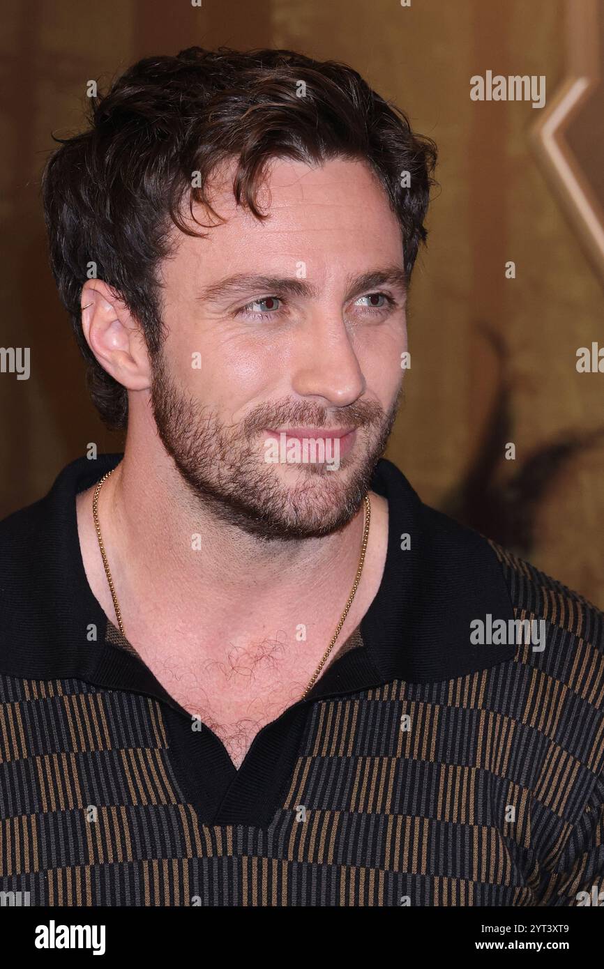 Mexico City, Mexico. 05th Dec, 2024. Actor Aaron Taylor-Johnson attends ...