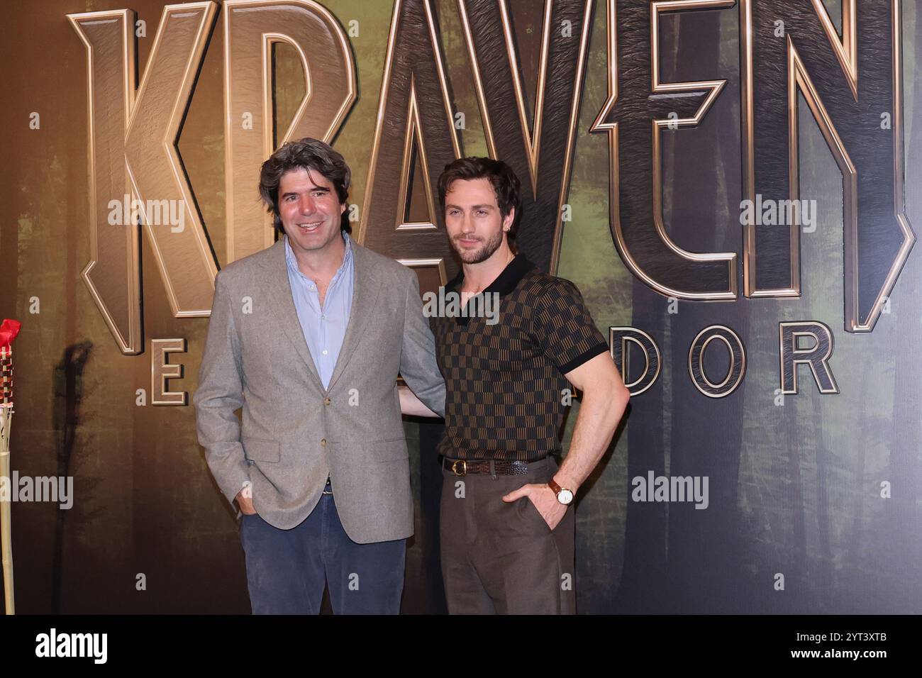 Mexico City, Mexico. 05th Dec, 2024. Aaron Taylor-Johnson and J. C ...