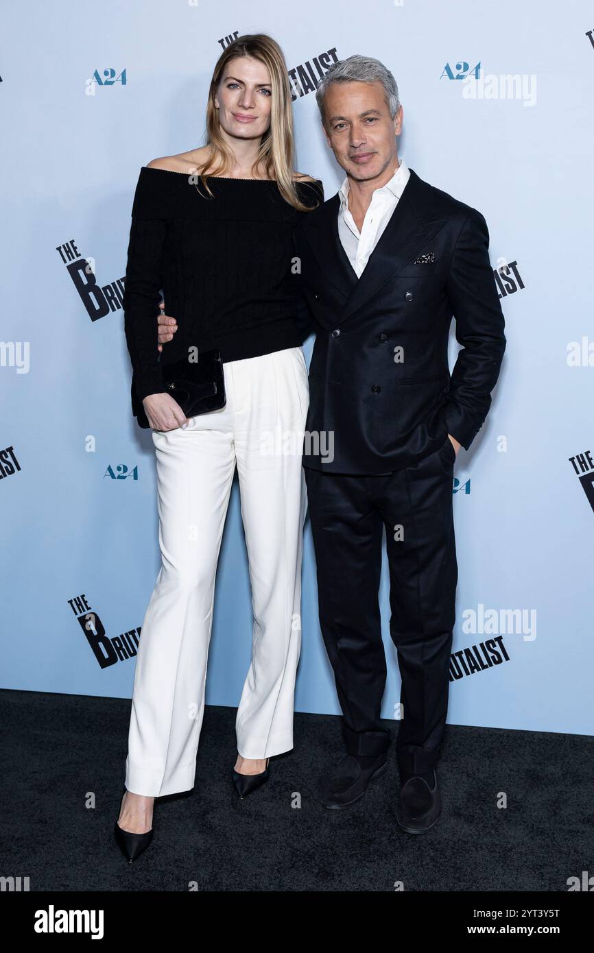 Los Angeles, USA. 05th Dec, 2024. Natascha Schuetz and Andrew Lauren ...