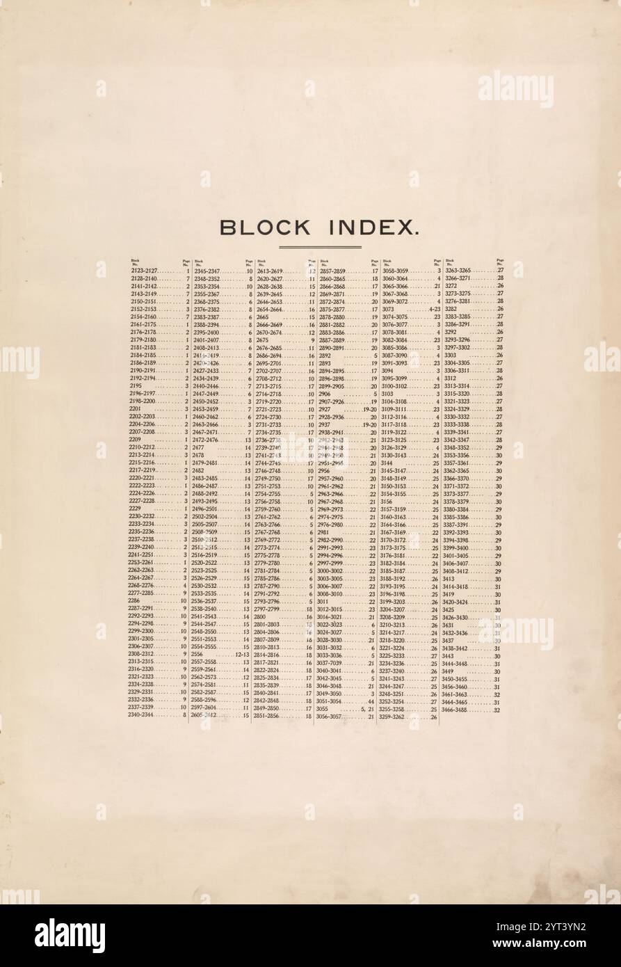 City block maps hi-res stock photography and images - Alamy
