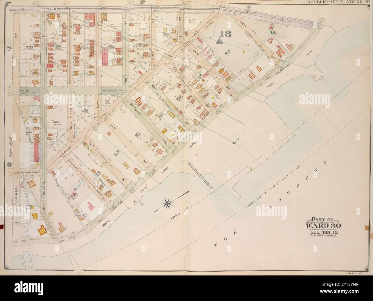 Brooklyn, Vol. 6, Double Page Plate No. 29; Part of Ward 30, Section 18 ...