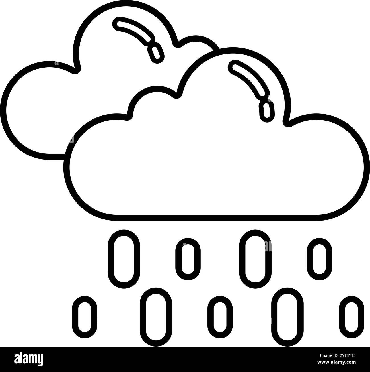 Blue sky with scattered cloud Stock Vector Images - Alamy
