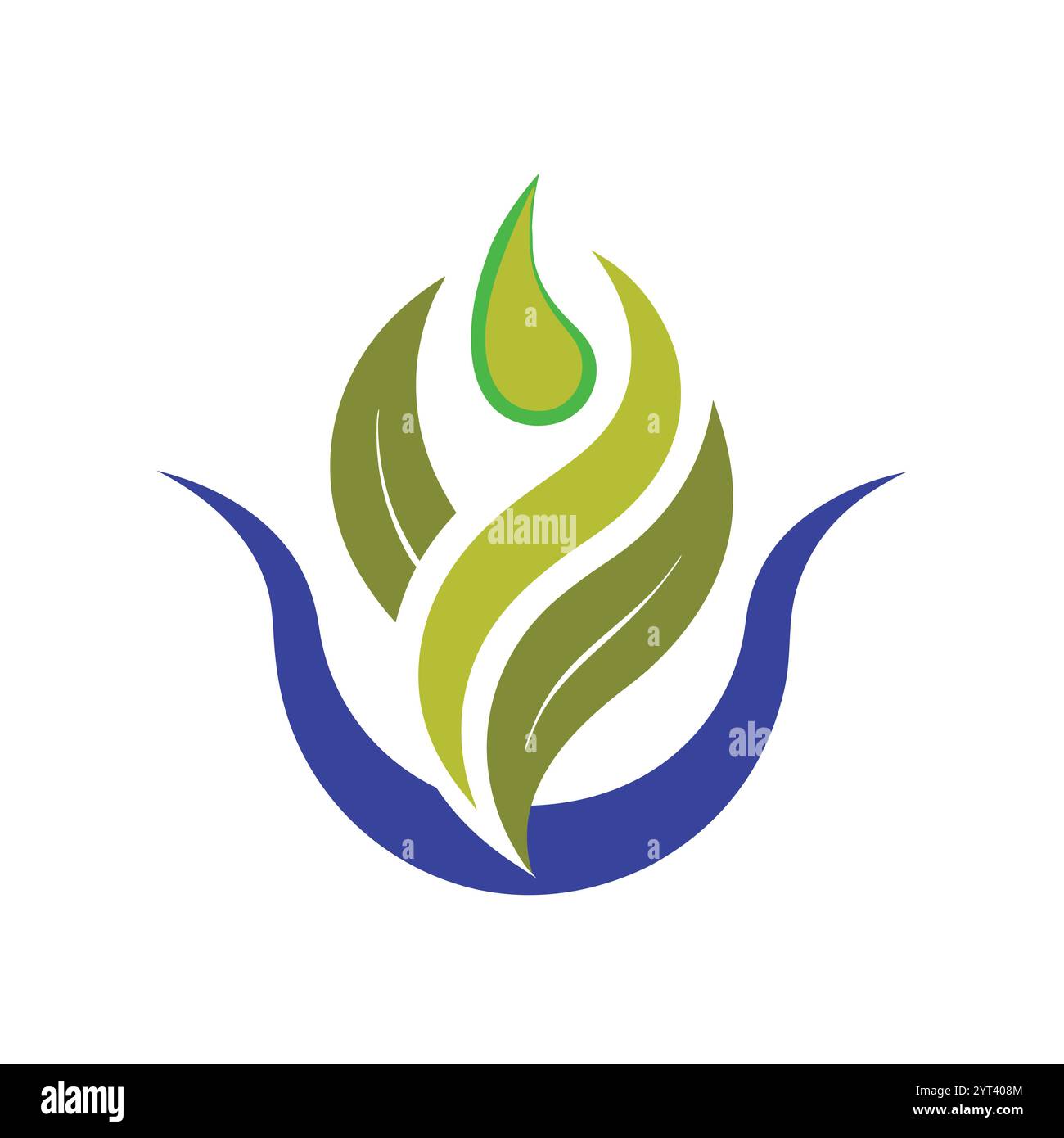 Eco Flame Harmony Logo: Sustainable & Nature-Inspired Design for Green ...