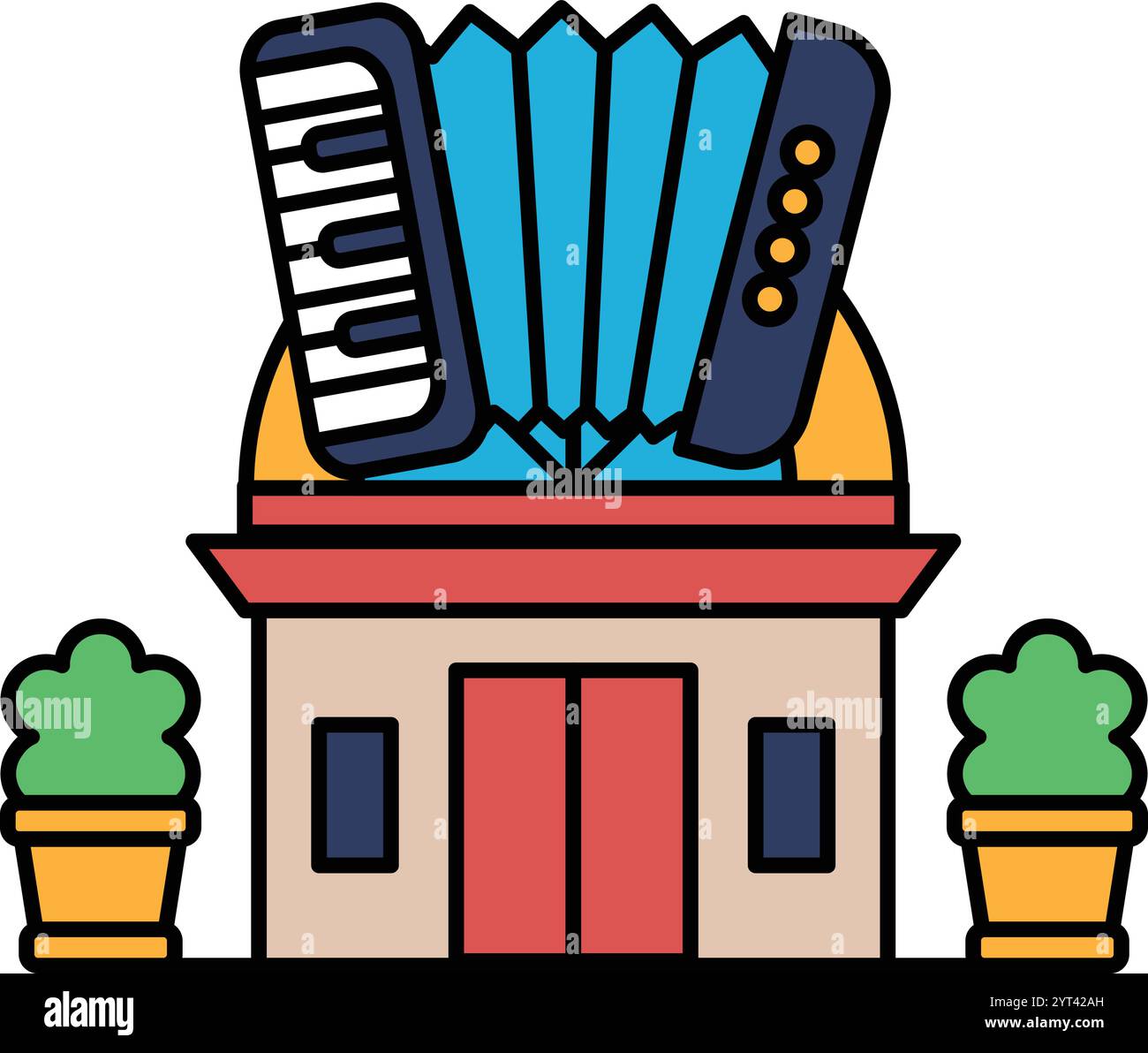 Retro record store building hi-res stock photography and images - Alamy