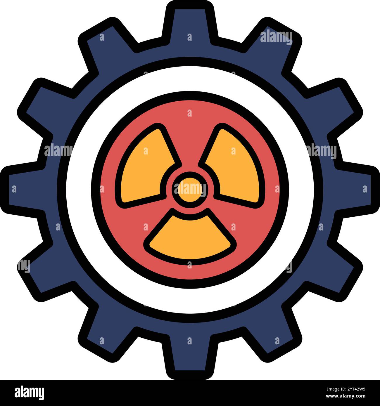 Radiation symbol warning sign bold hi-res stock photography and images ...