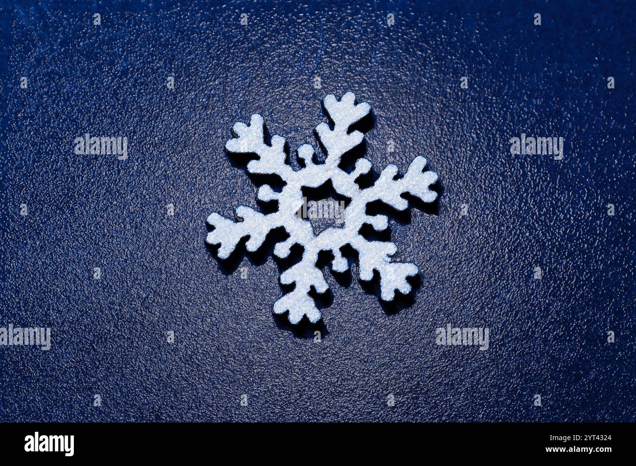 World Snow Day. Flake Appreciation Day. Winter photo illustration. A ...
