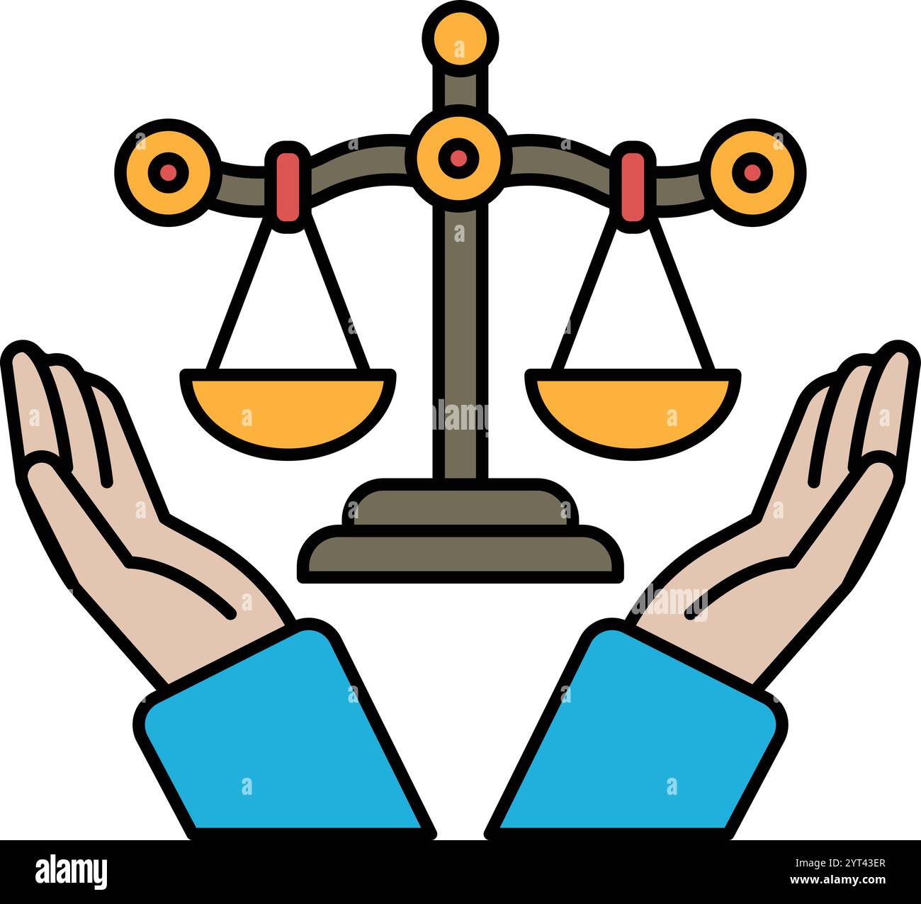 Hands measurement Stock Vector Images - Alamy