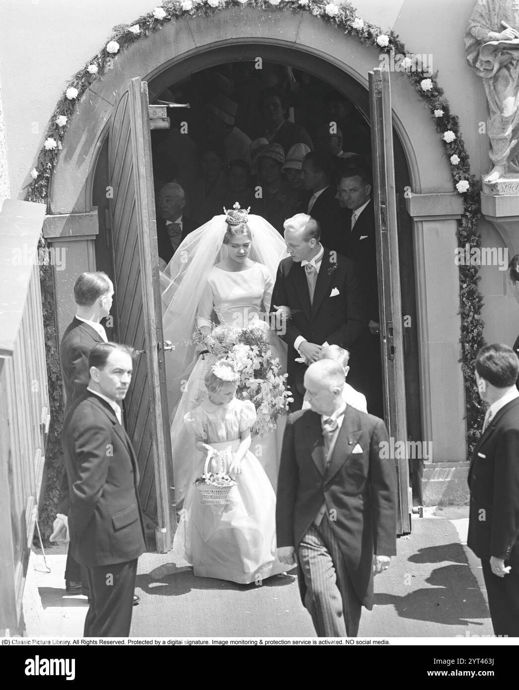 Princess Birgitta of Hohenzollern and Sweden marries Prince Johann ...
