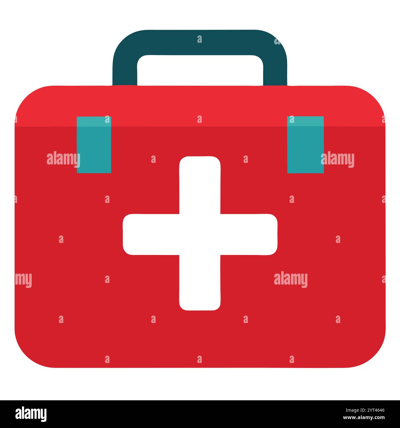 Isometric First Aid Kit Icon Vector Illustration - Modern Emergency ...