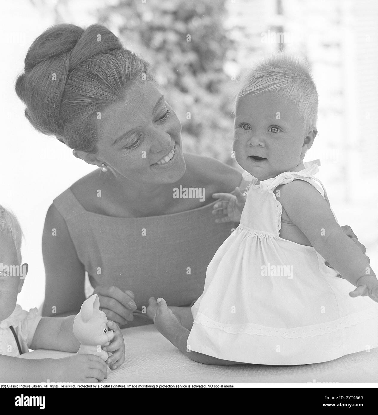 Princess Birgitta of Hohenzollern and Sweden. Pictured at home in ...