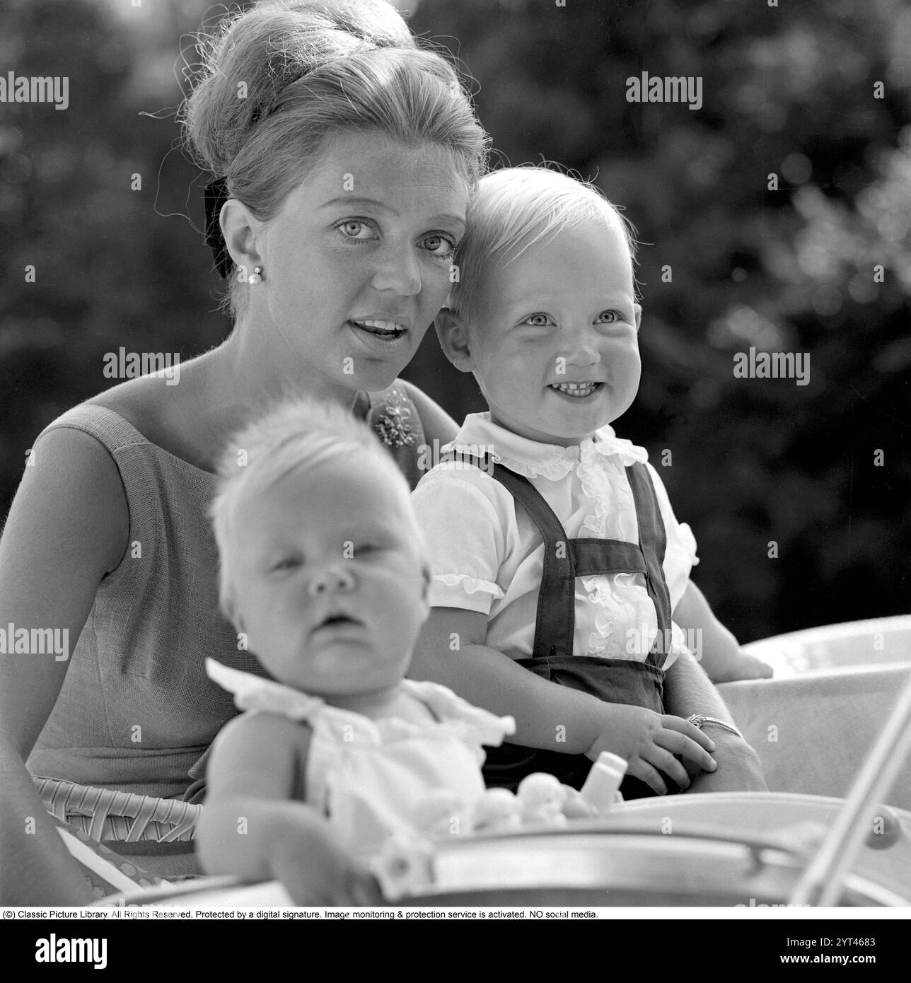 Princess Birgitta of Hohenzollern and Sweden. Pictured at home in ...