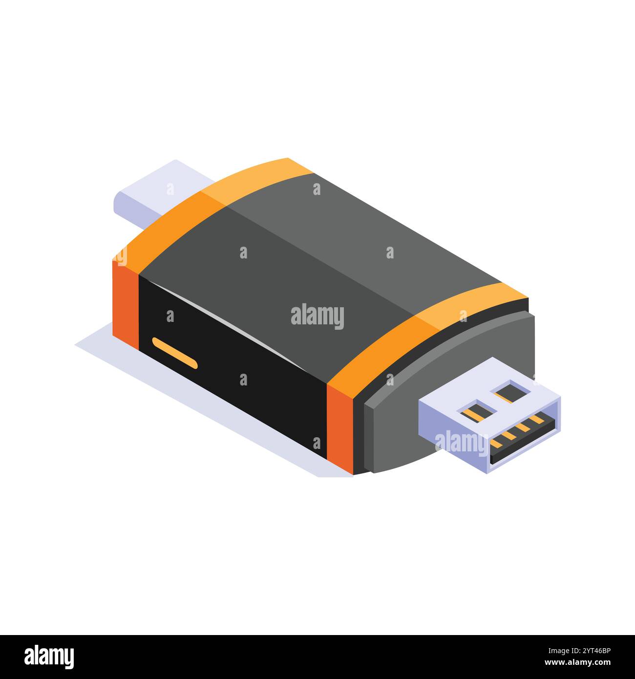 Usb external hard drive Stock Vector Images - Alamy