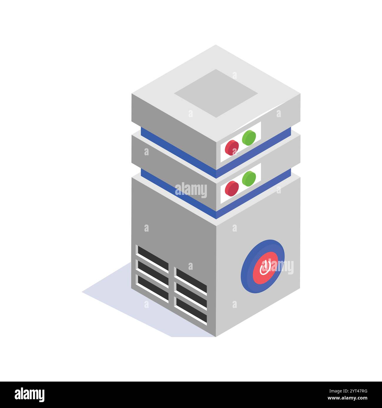 Isometric data center management tech Stock Vector Images - Alamy