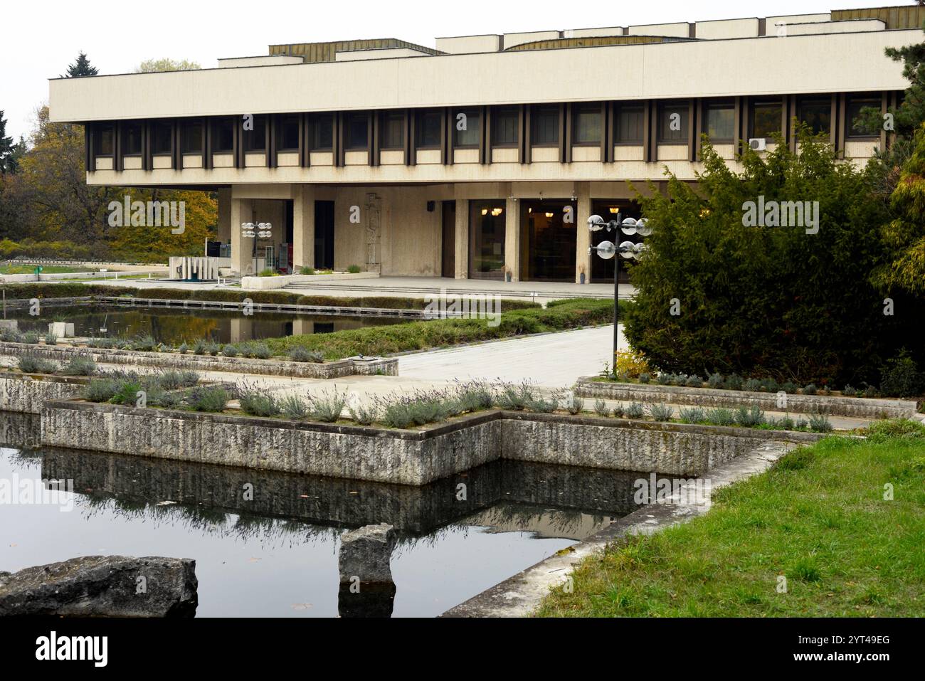 National Museum of History Sofia, building, exterior, back side ...