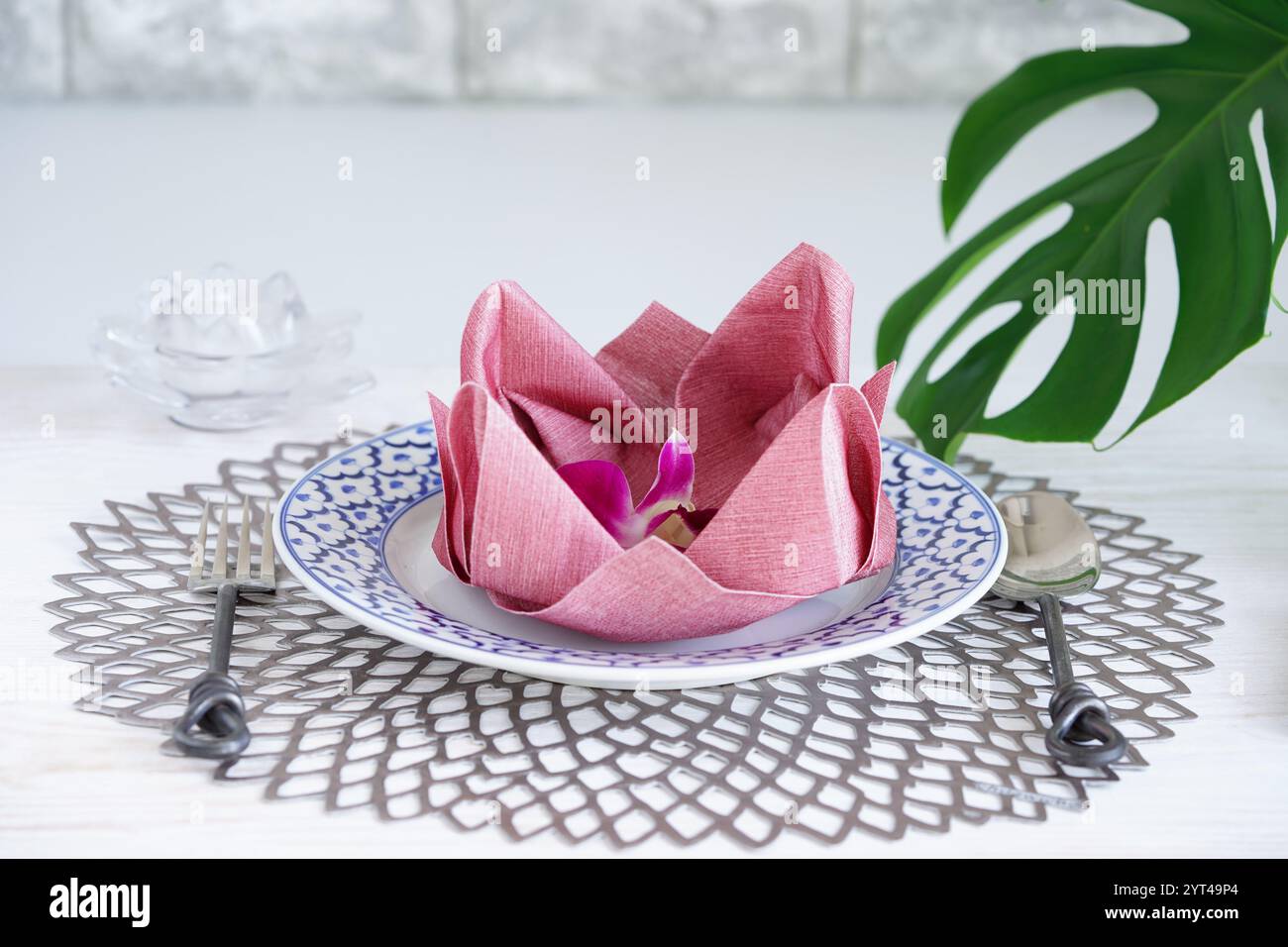 Thai food table setting Stock Photo - Alamy