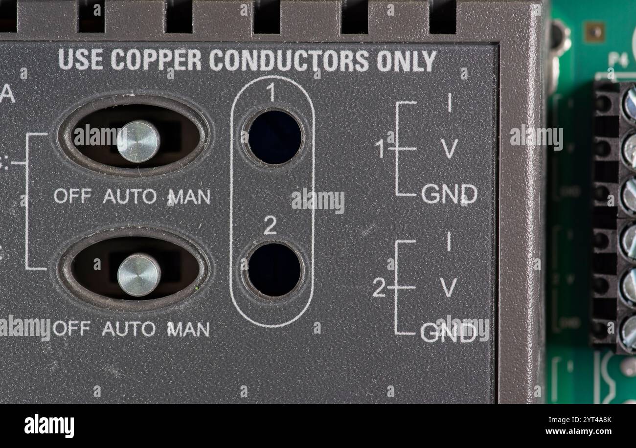 Control box for automation system Stock Photo - Alamy