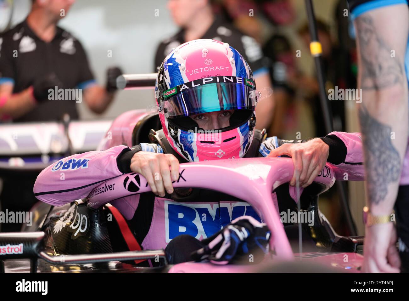 Alpine driver Jack Doohan of Australia prepares for the first free ...
